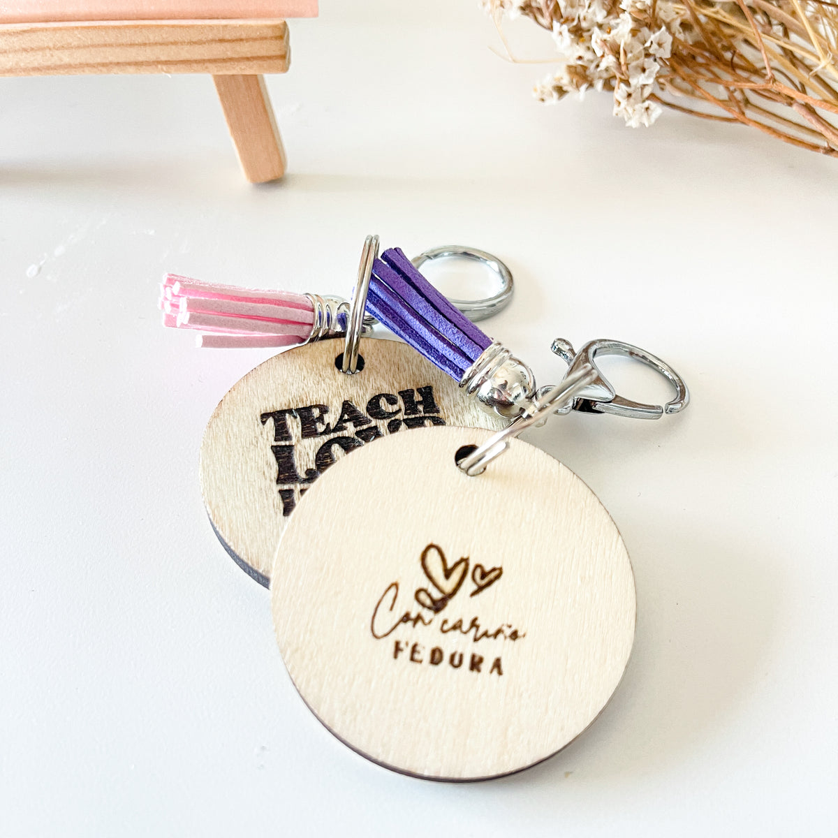 LLAVEROS MADERA PERSONALIZADOS – Hola Fer
